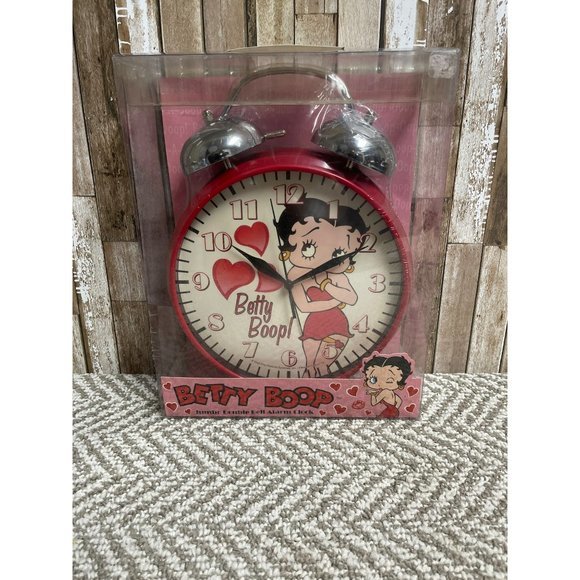 Timelink | Other | Betty Boop Jumbo Double Bell Alarm Clock | Poshmark